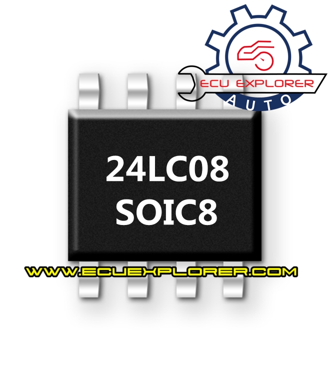 24LC08 SOIC8 eeprom chips-ECUexplorer