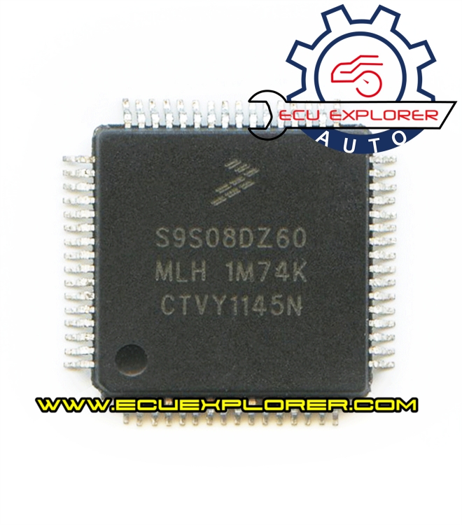 S9S08DZ60MLH 1M74K MCU chip-ECUexplorer
